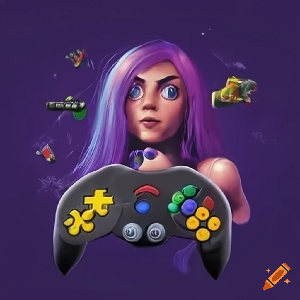 Nintendo 64 ad in art style for social media on Craiyon