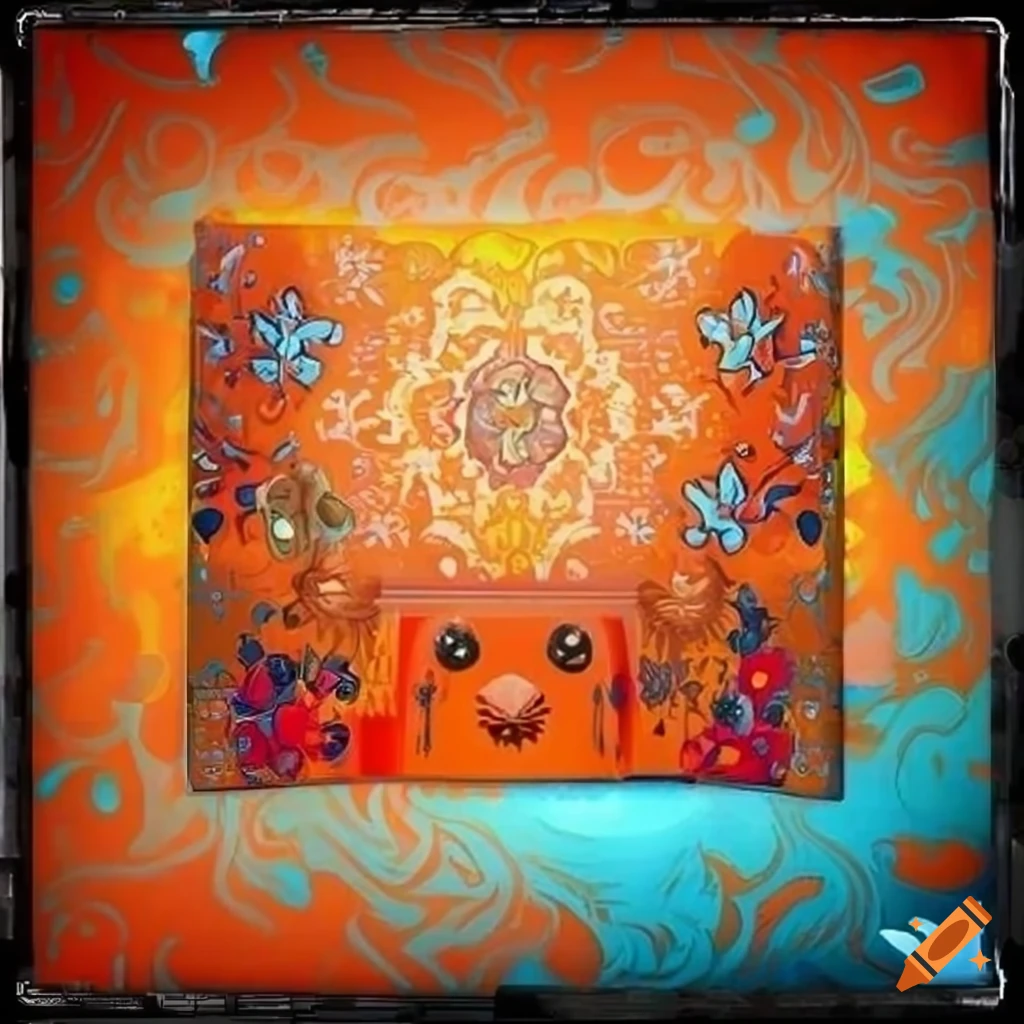 Colorful gaming banner with console patterns