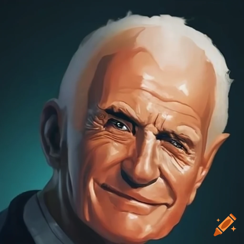 Portrait of Jim Rohn on Craiyon