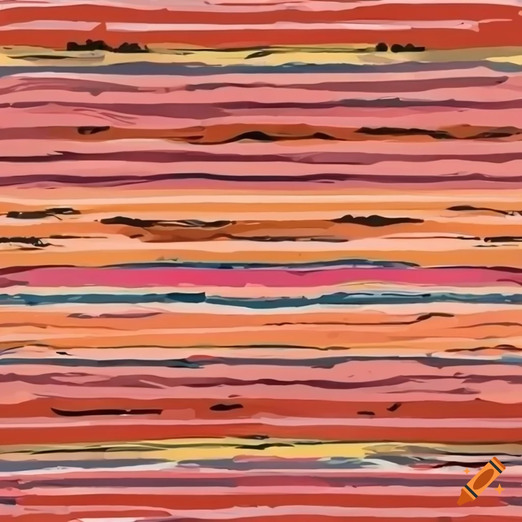 Boho stripe pattern design on Craiyon