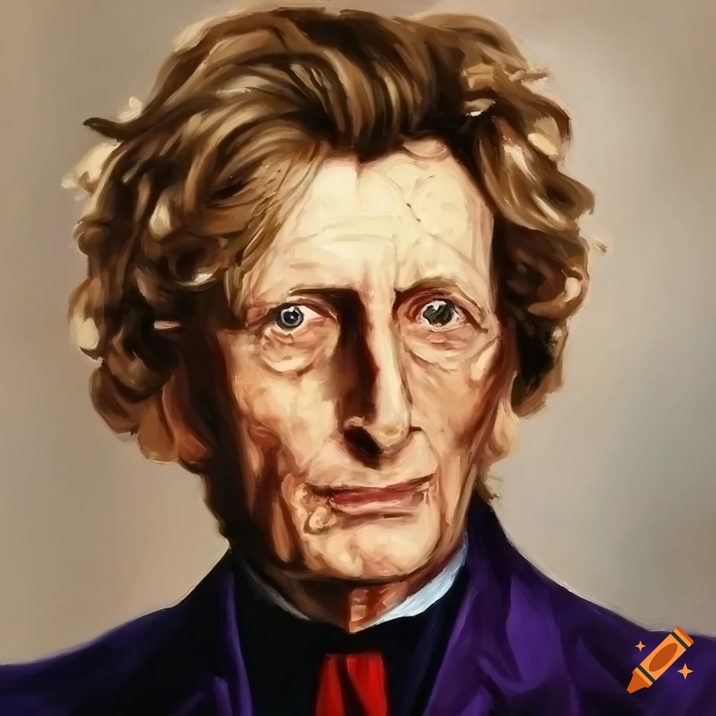 Portrait of the doctor from doctor who in oil painting on Craiyon