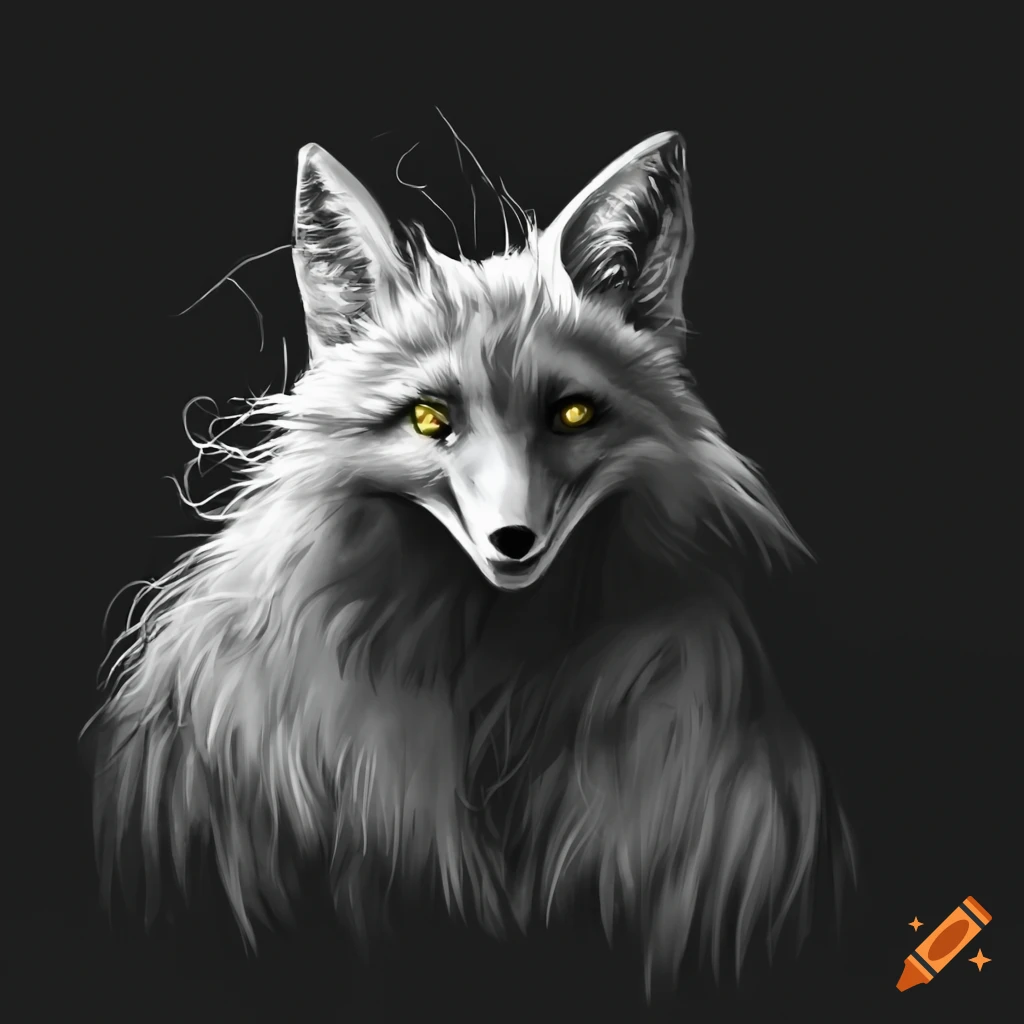 Dark fox spirit on Craiyon