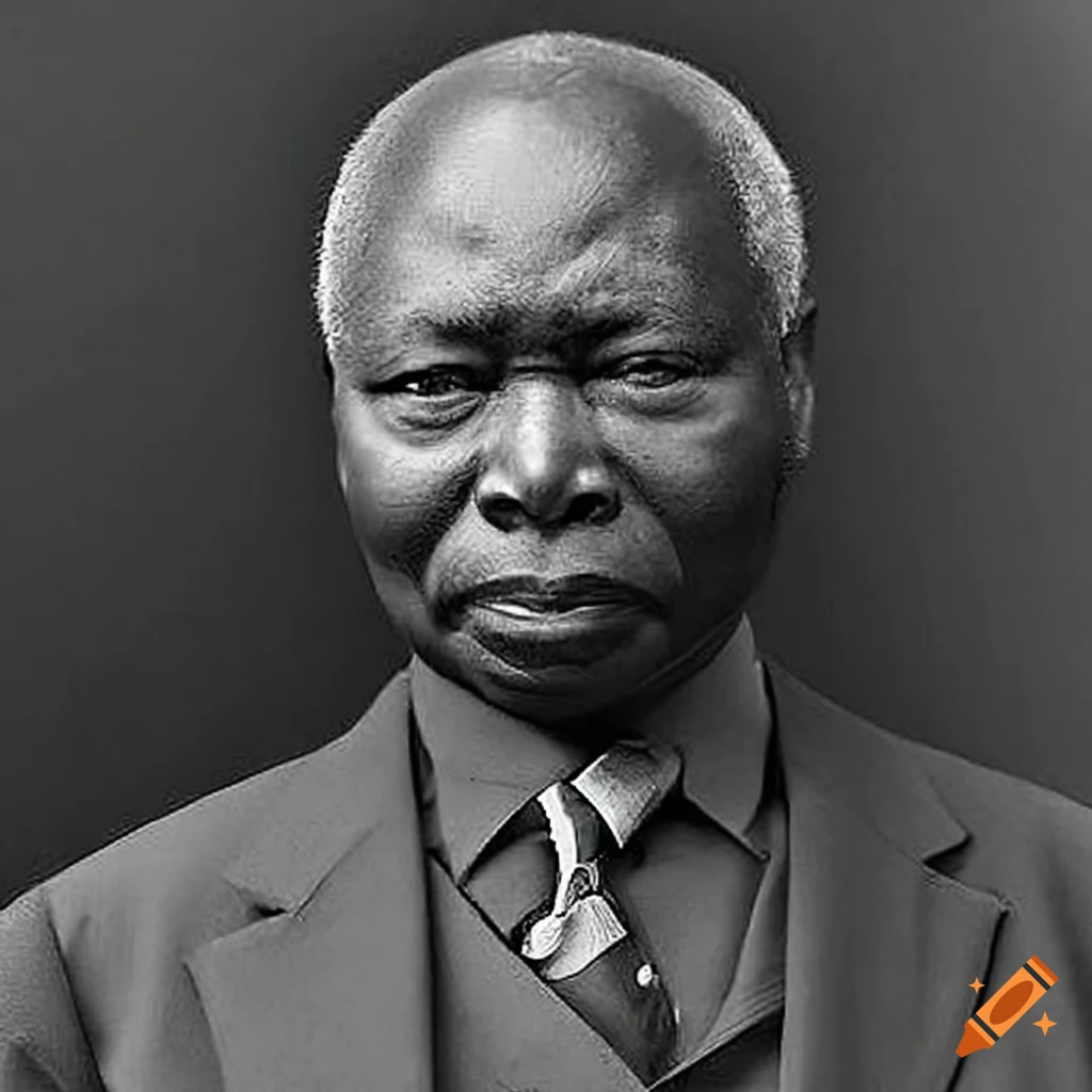Portrait of daniel arap moi