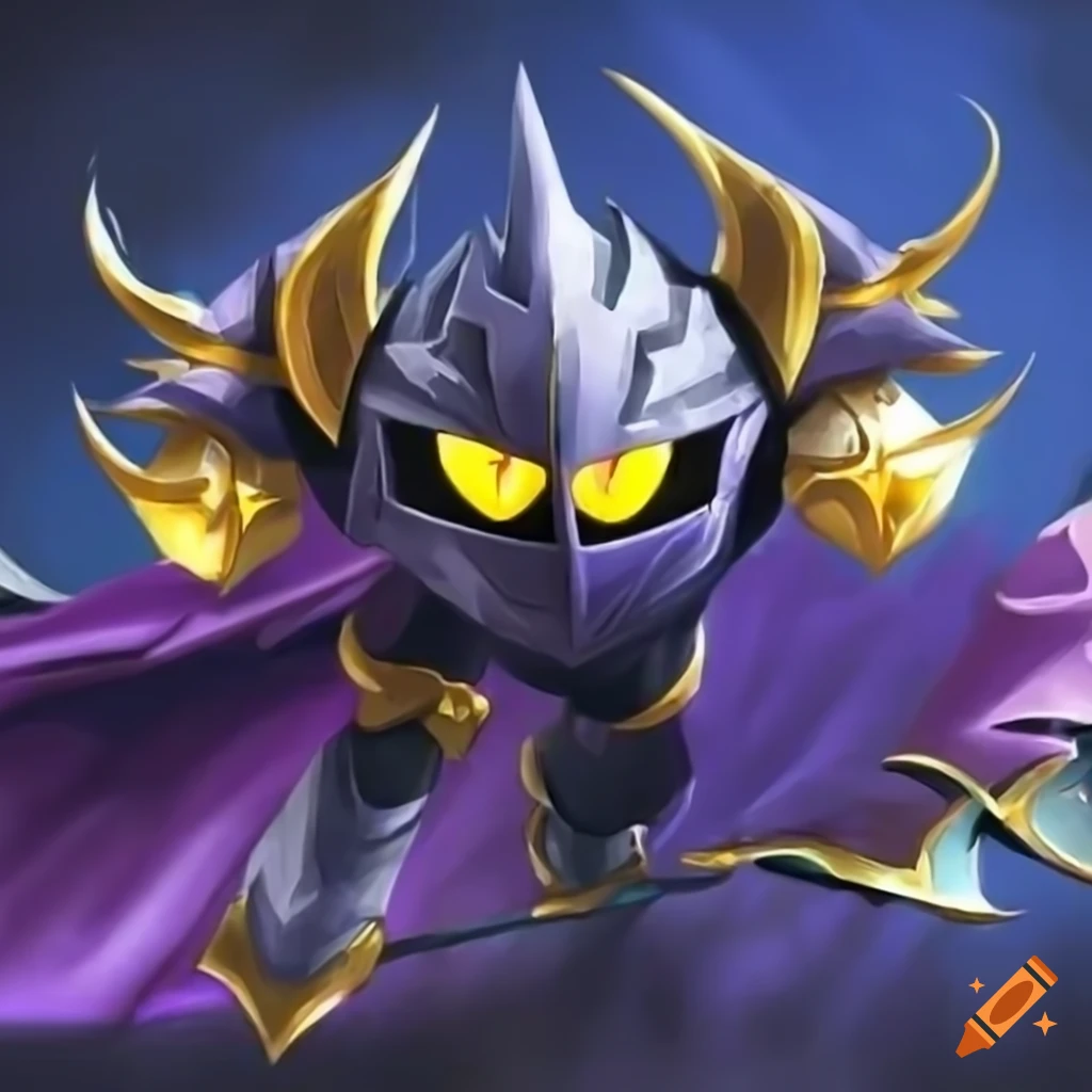 Artwork of meta knight on Craiyon