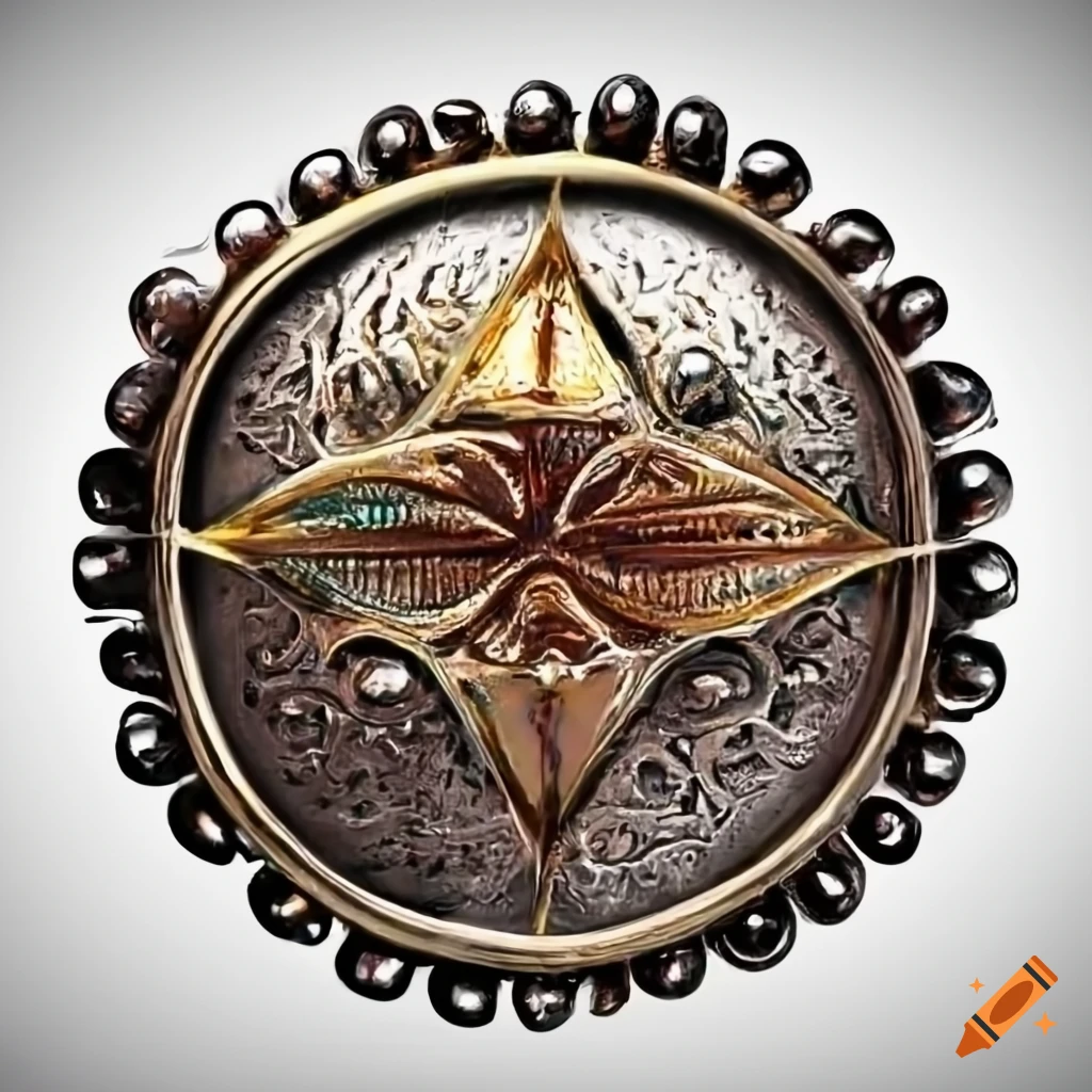 Large talisman on a white background on Craiyon