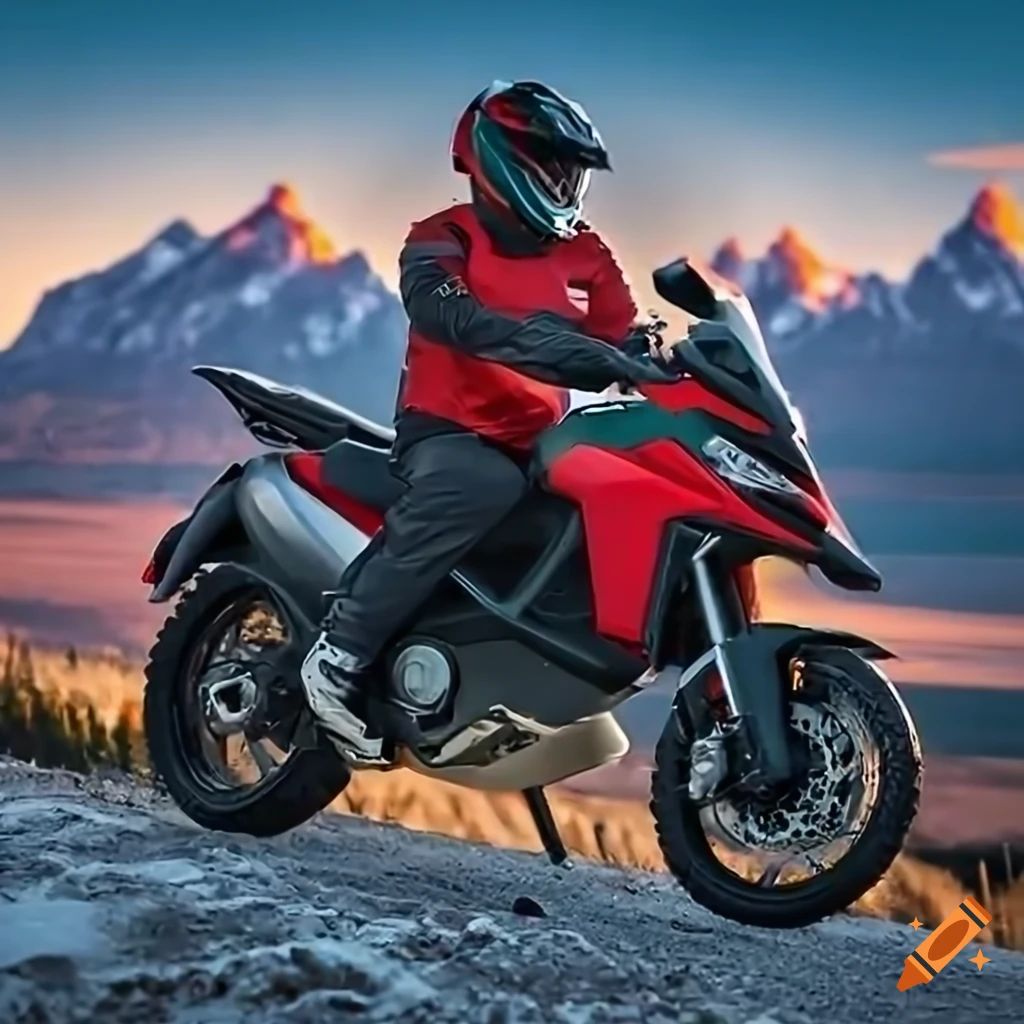 2020 ducati multistrada enduro riding in grand teton national park