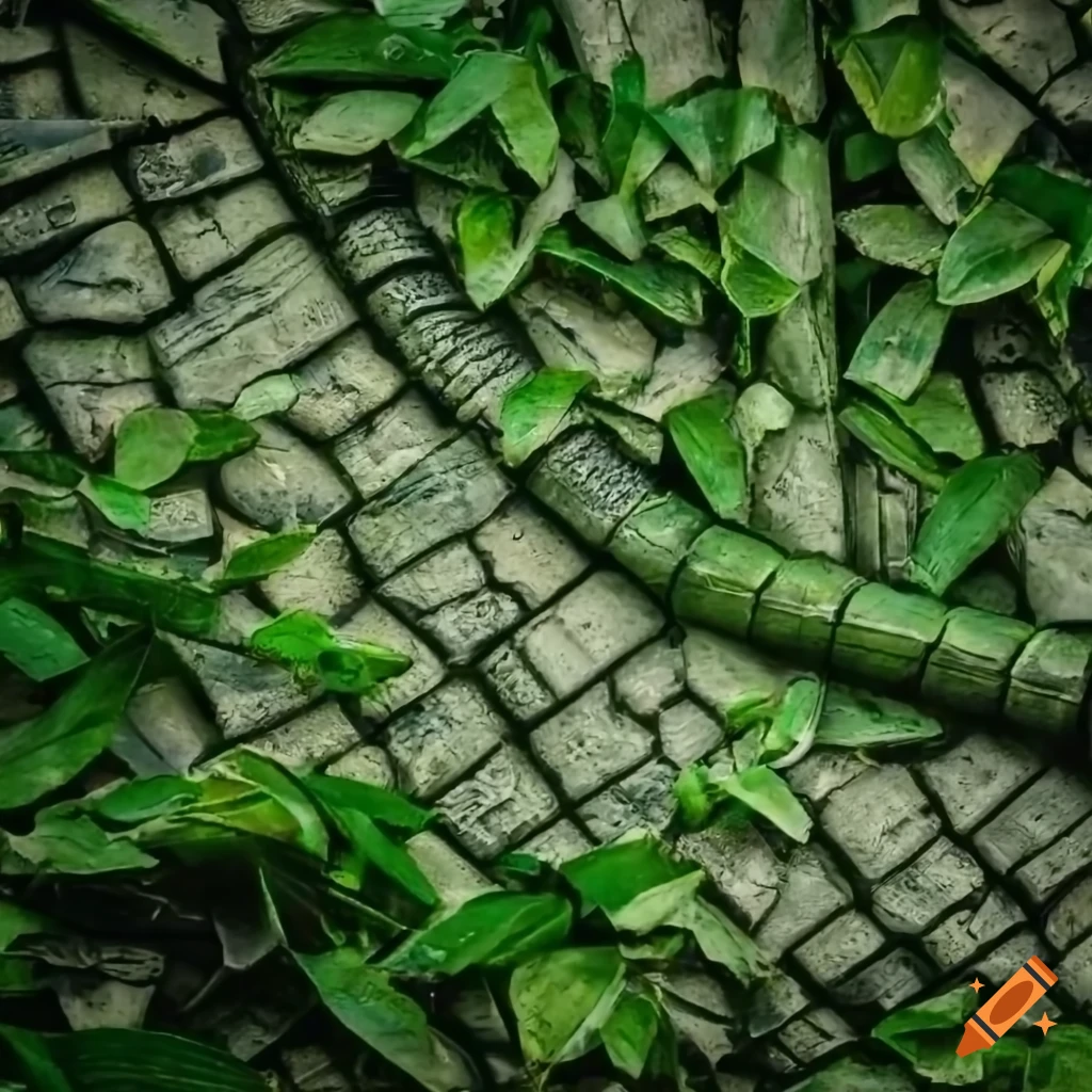 Artwork of an overgrown alien in a ruins