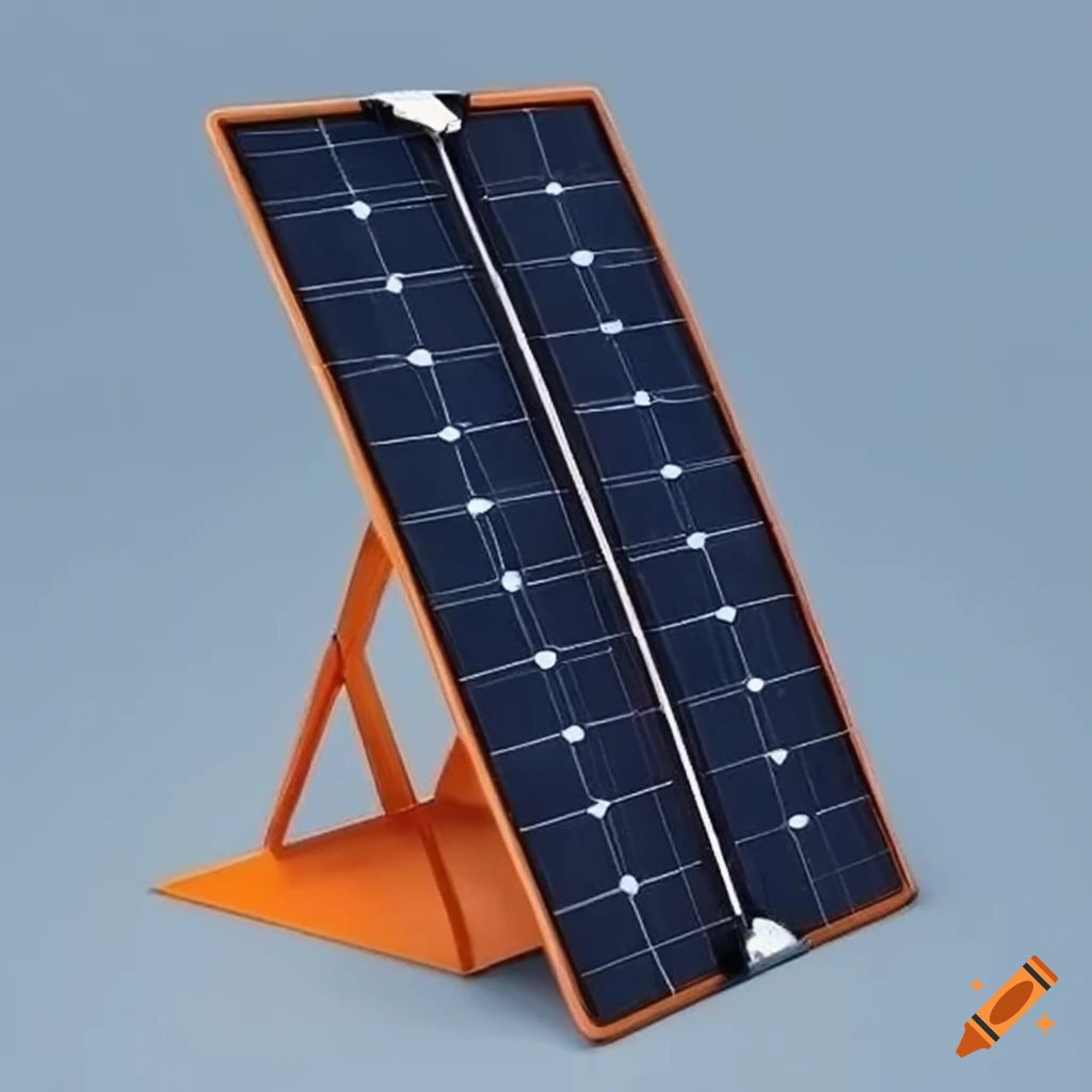 Foldable usb solar panel on Craiyon
