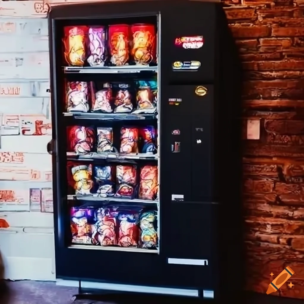 A vending machine playing roblox on gaming gear