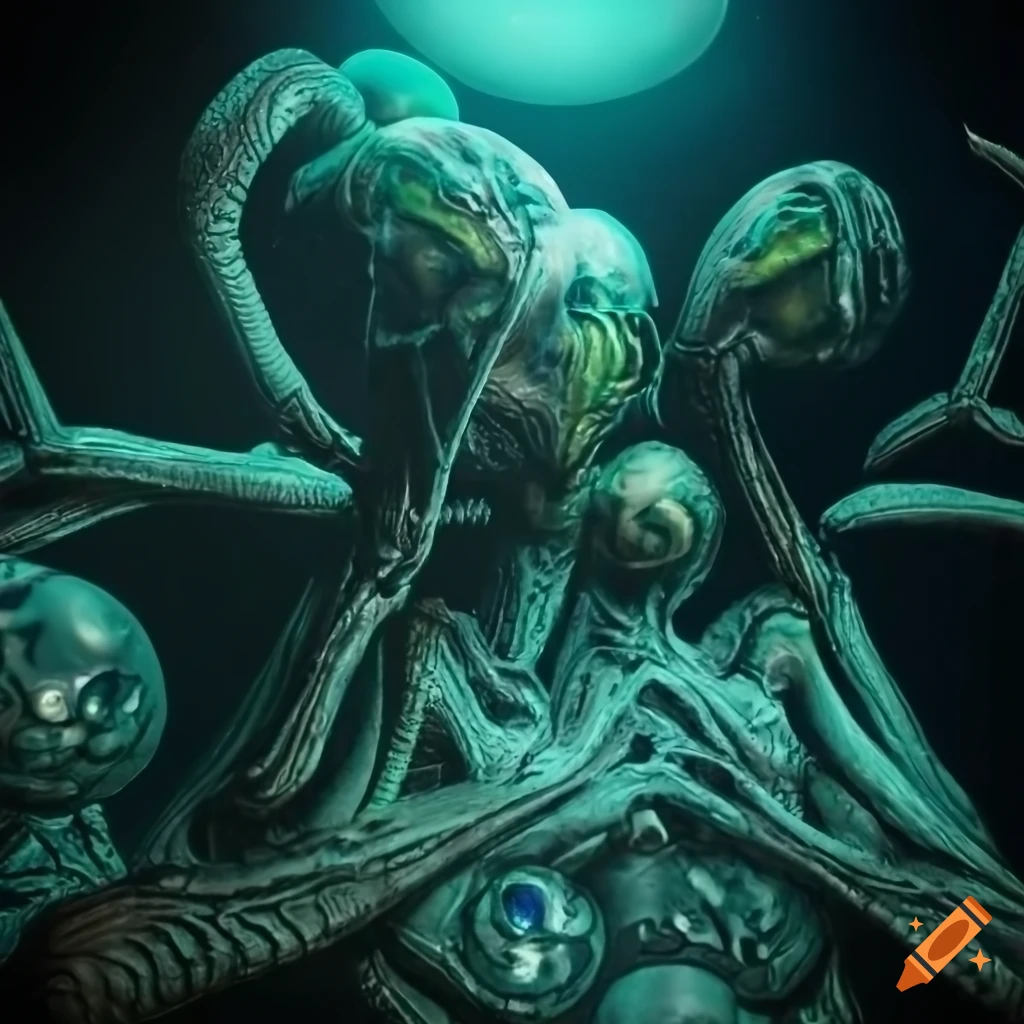 Creepy alien atmosphere in a 2d metroid game