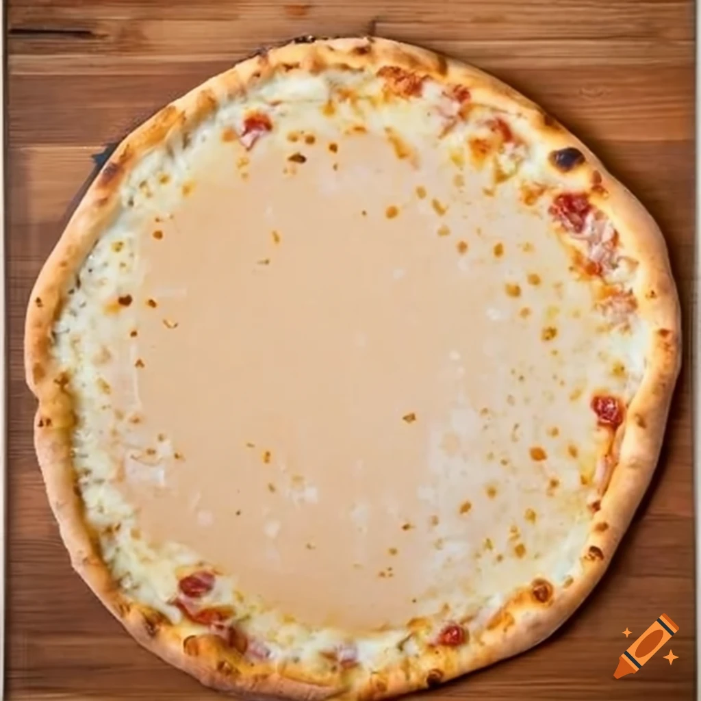 Plain pizza dough base