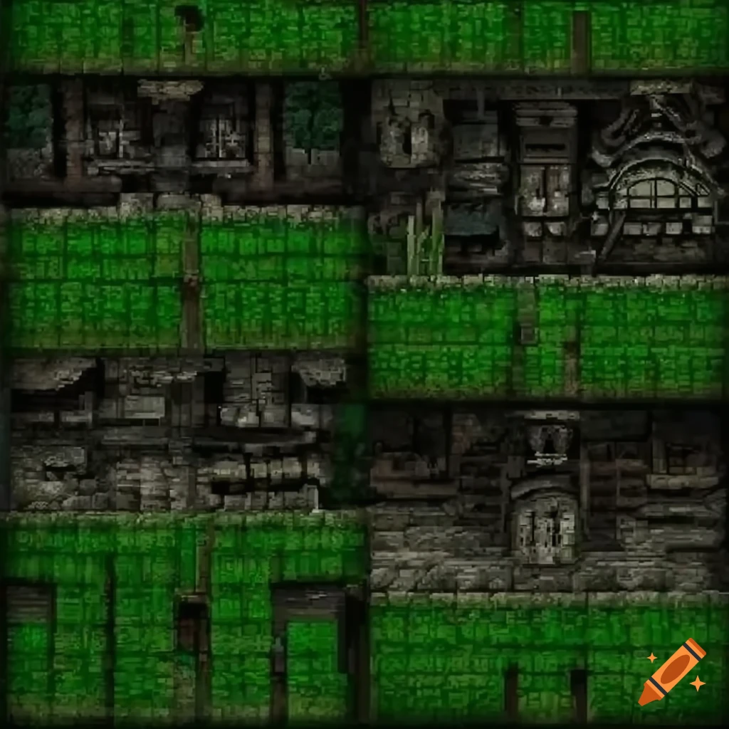 2d game character in alien-infested ruins