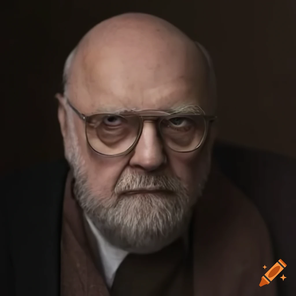 Portrait of andrzej sapkowski on Craiyon