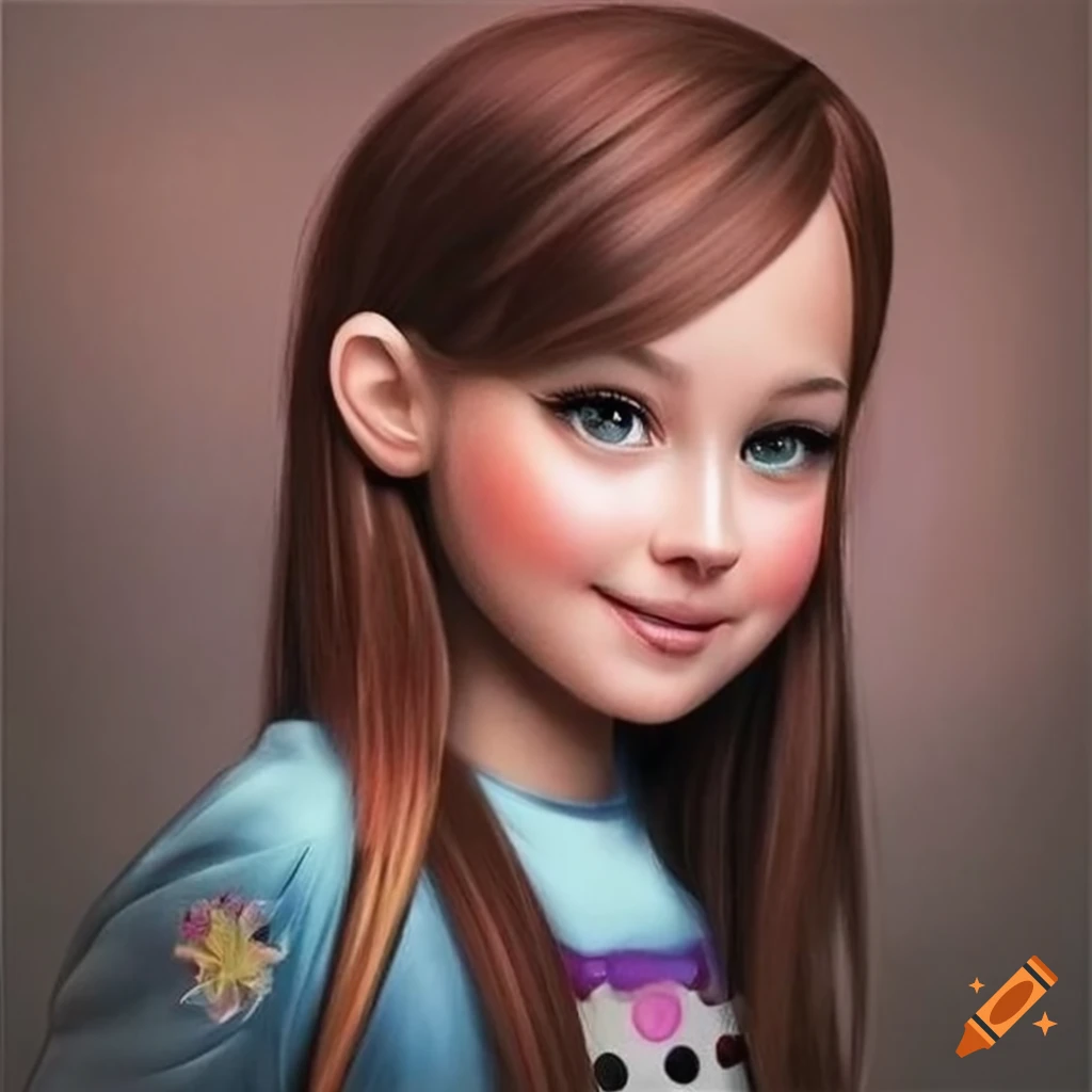 Detailed portrait of mabel pines