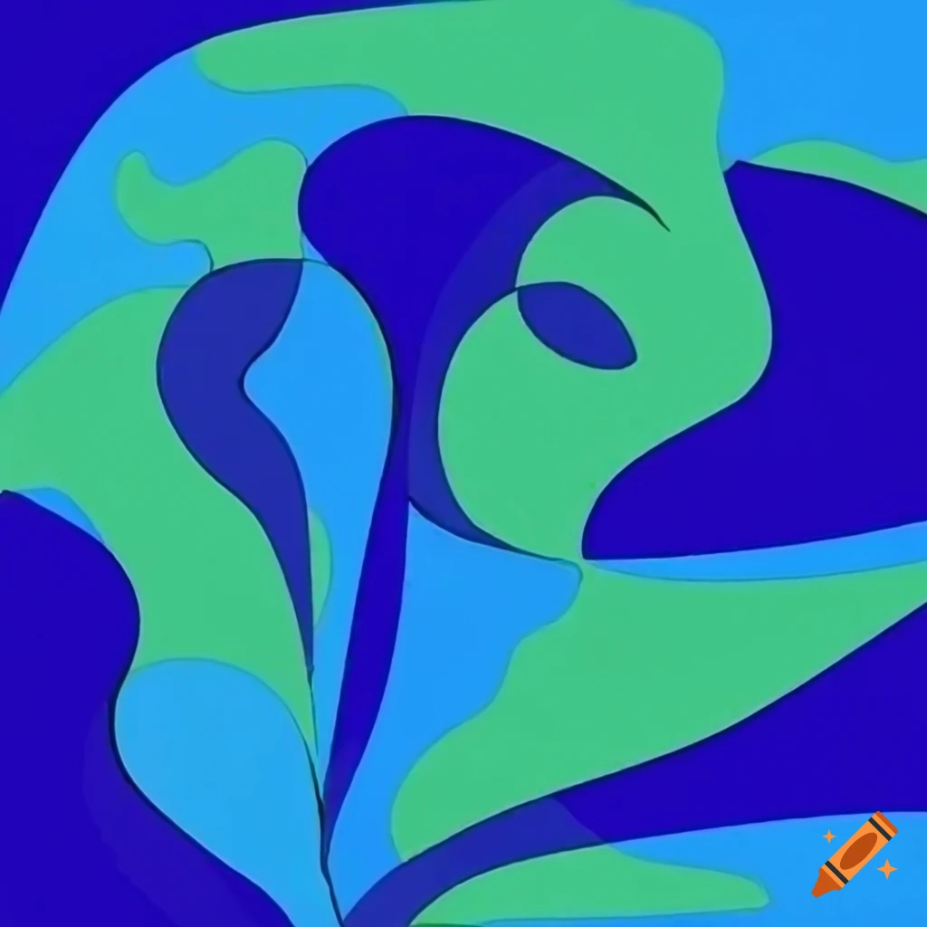 Abstract 2d shapes on Craiyon