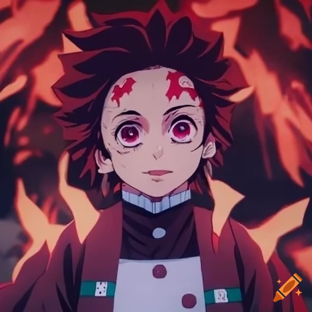 Real-life tanjiro cosplay on Craiyon