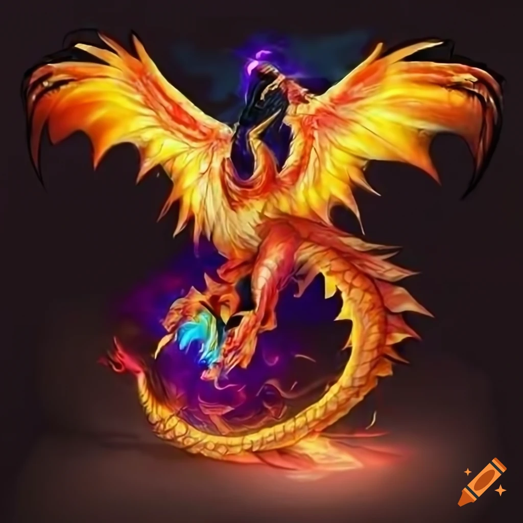 Dragón De Fuego Fénix Hd