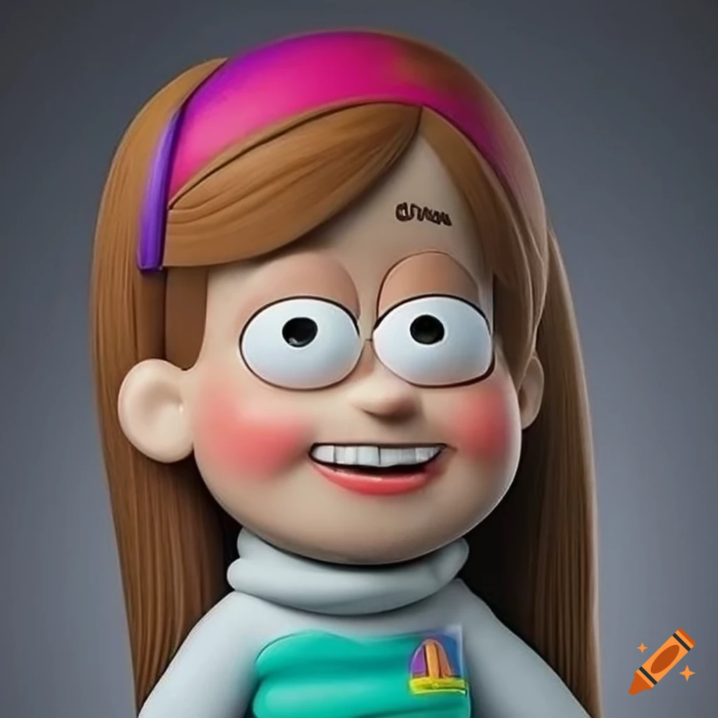 Detailed portrait of mabel pines