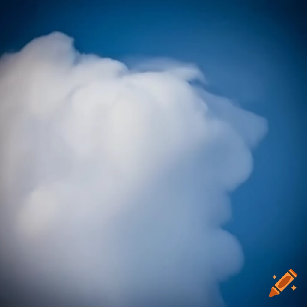 Cloud above a person's head