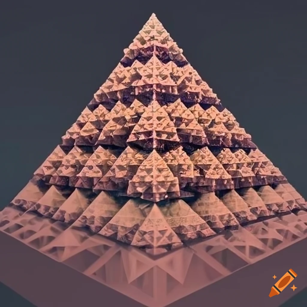 Sierpinski pyramid fractal