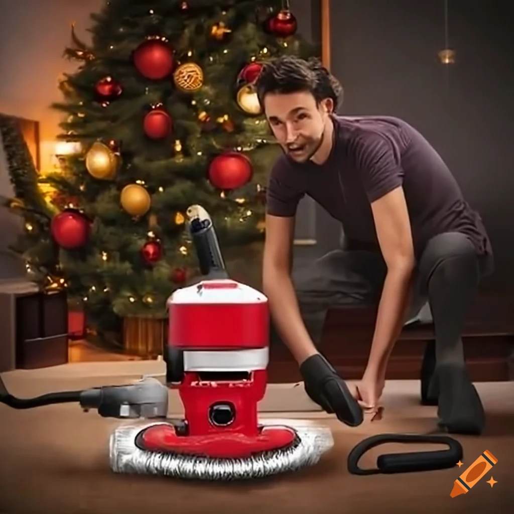 Vacuum cleaners having a christmas dinner