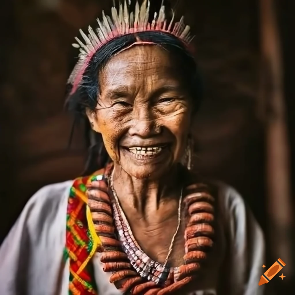Portrait of a cordillera indigenous family