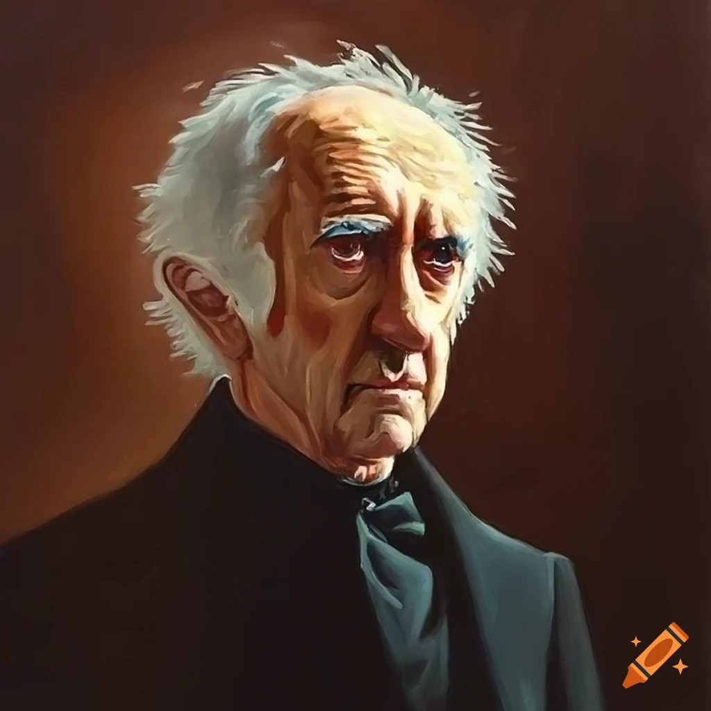 Portrait of jonathan pryce as a wild west preacher on Craiyon