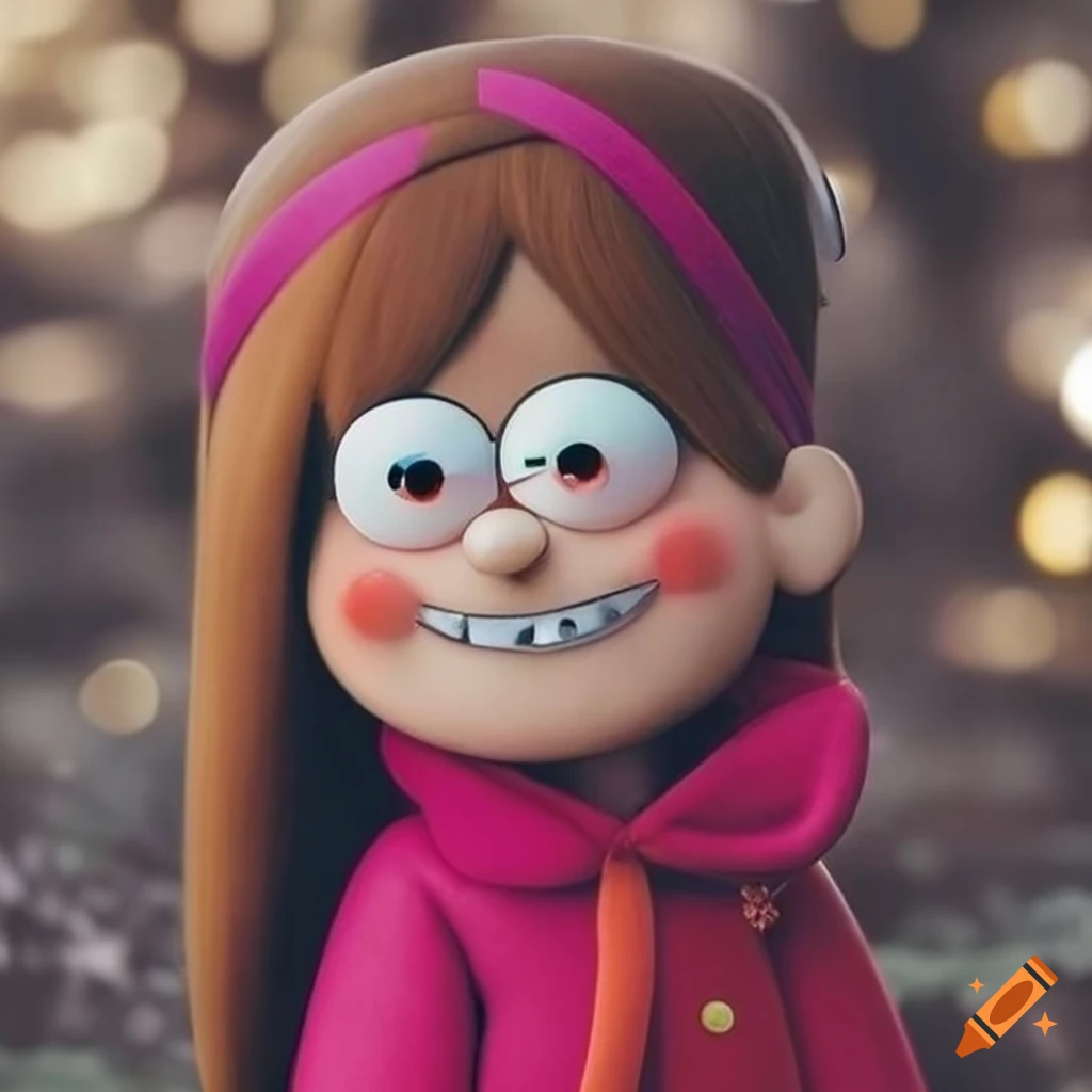 Detailed portrait of mabel pines