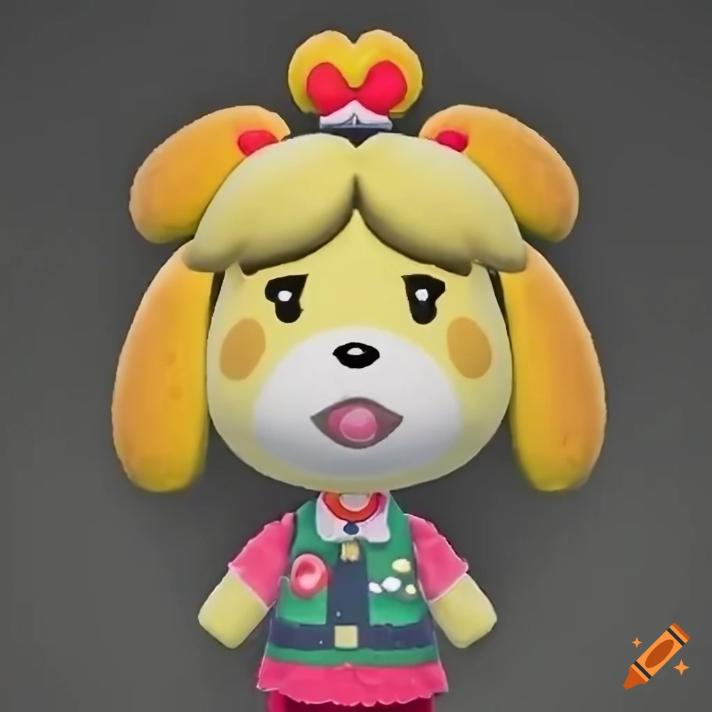 Isabelle character from animal crossing on Craiyon