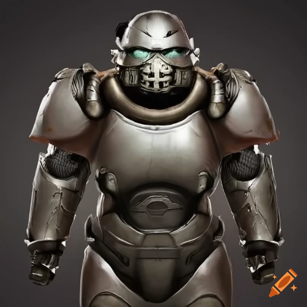Retro Power Armor With Cloth Undersuit On Craiyon