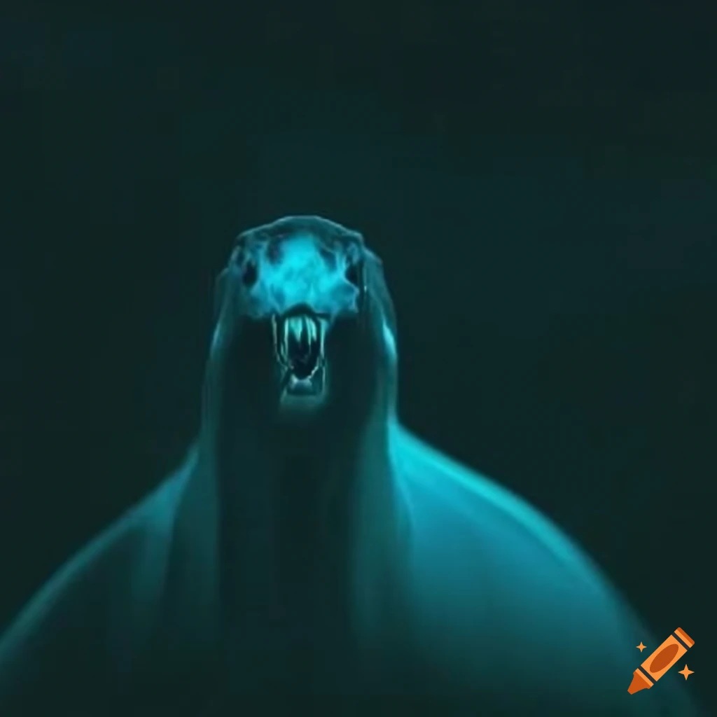 Grainy photo of a horrifying ghost