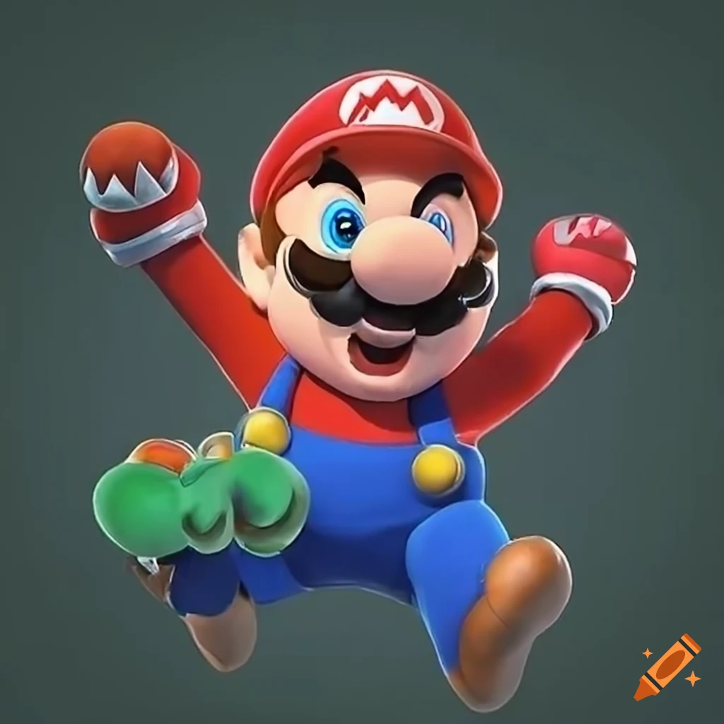 Mario video game character on Craiyon