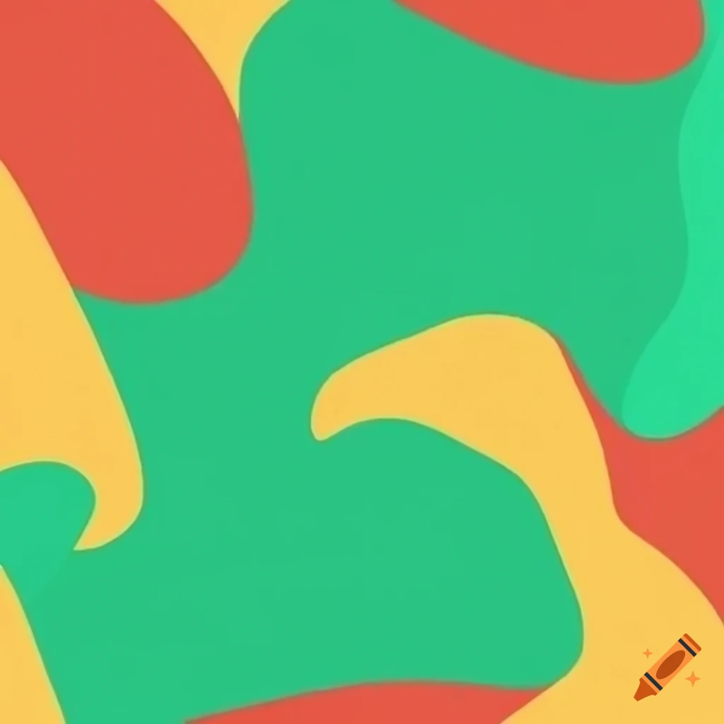 Abstract 2d shapes on Craiyon