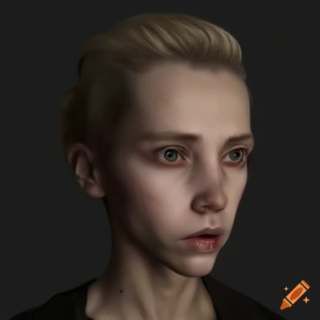 Portrait of an androgynous individual