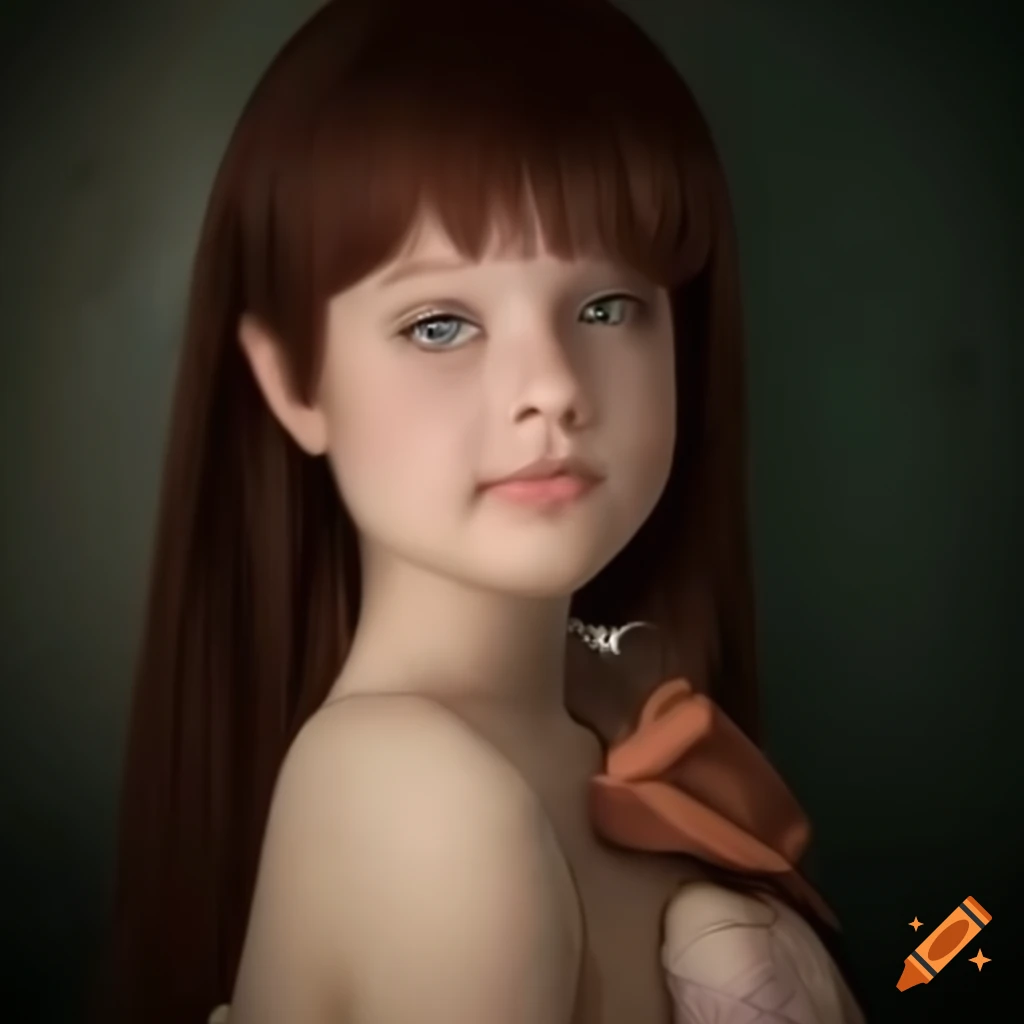 Photorealistic depiction of mabel pines as the goddess venus on Craiyon