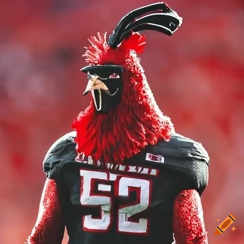 Texas tech's raider red dressed as a chicken