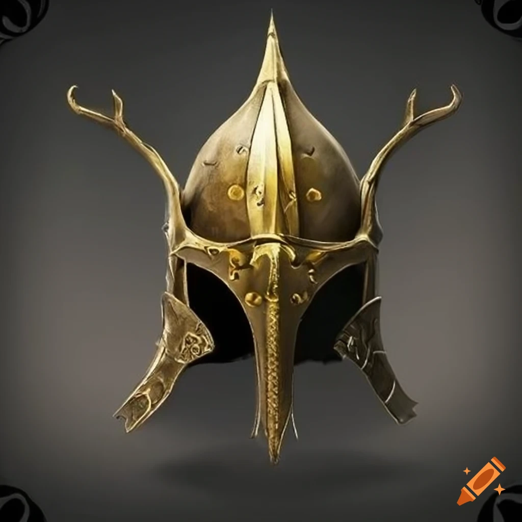 Mythic medieval fantasy helm