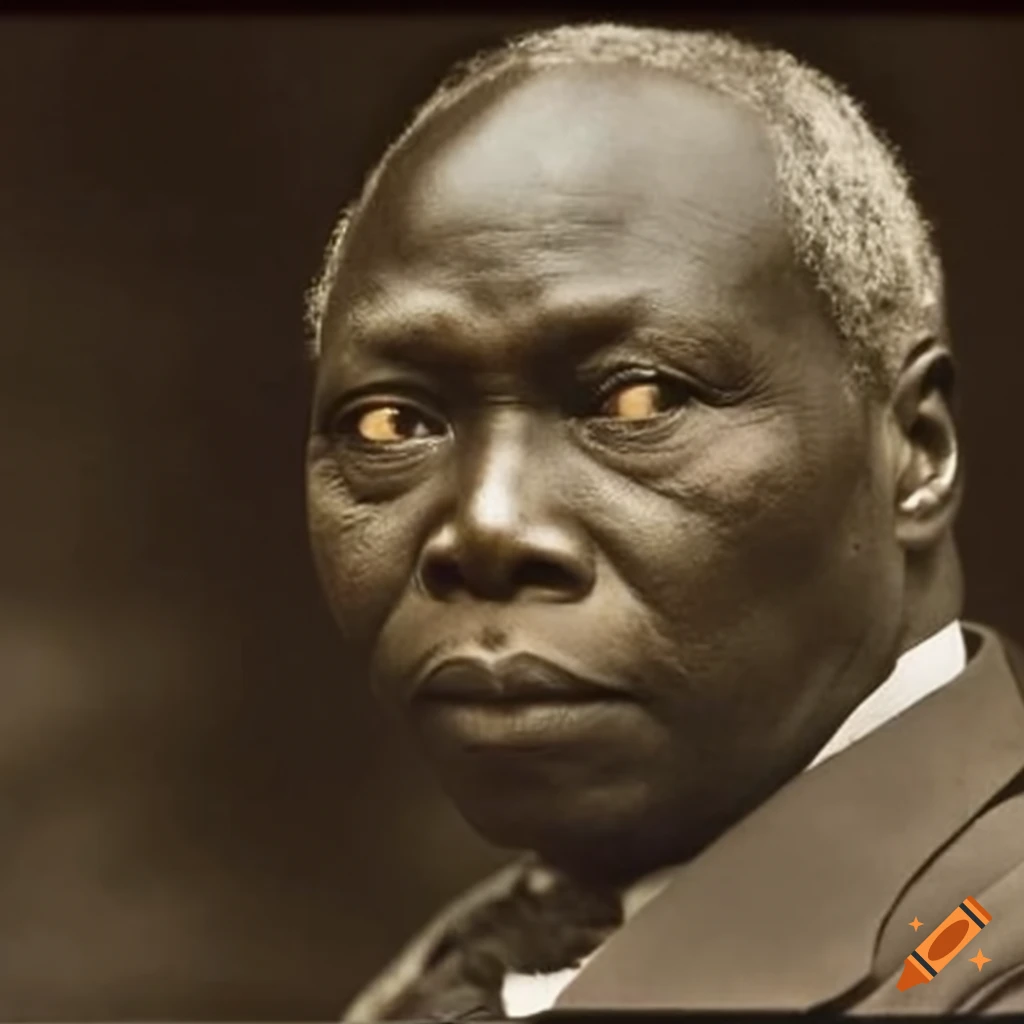 Portrait of daniel arap moi, kenyan politician
