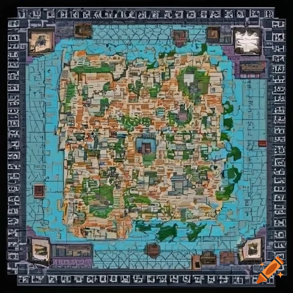 Map of a fictional world