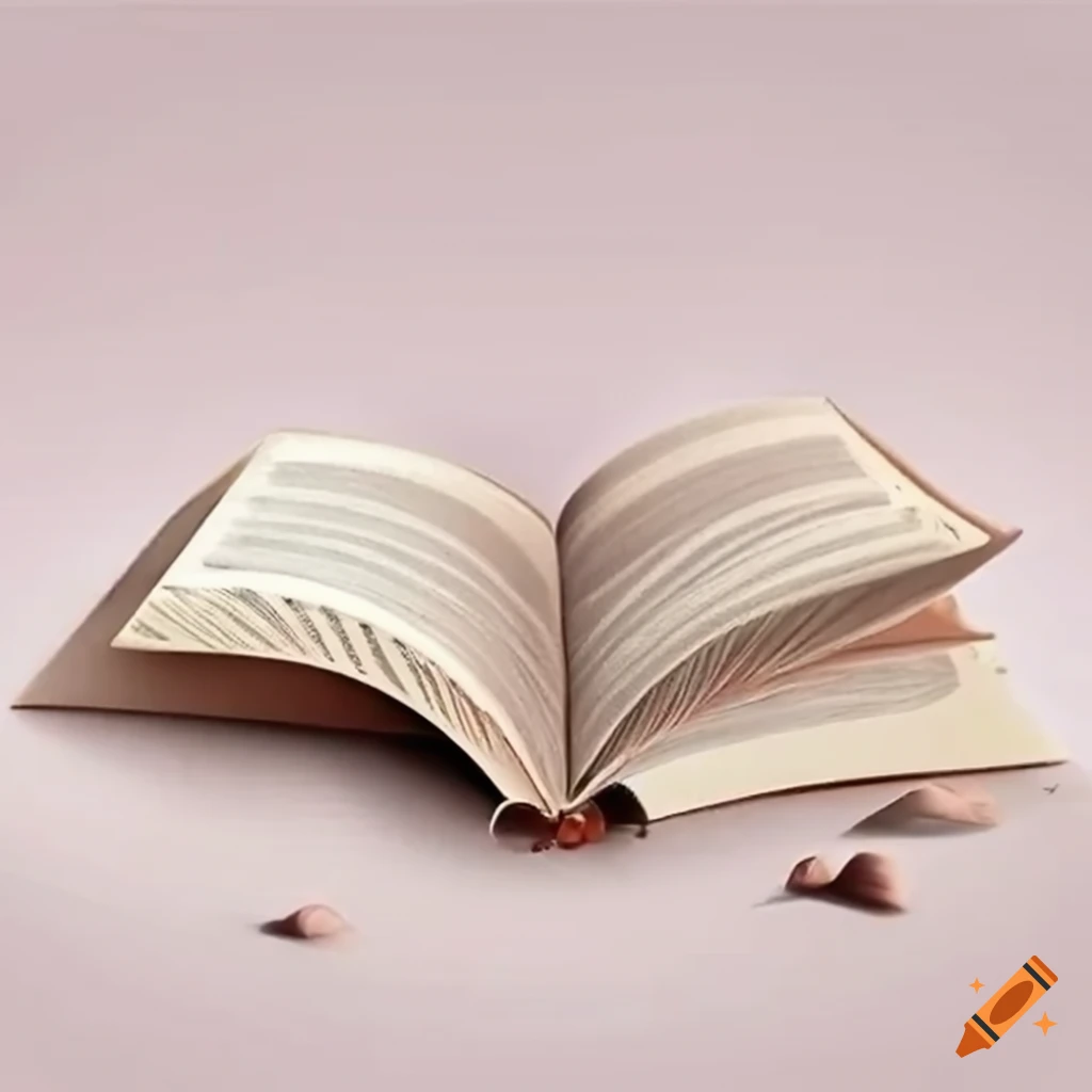 Photo of a diary on a white background