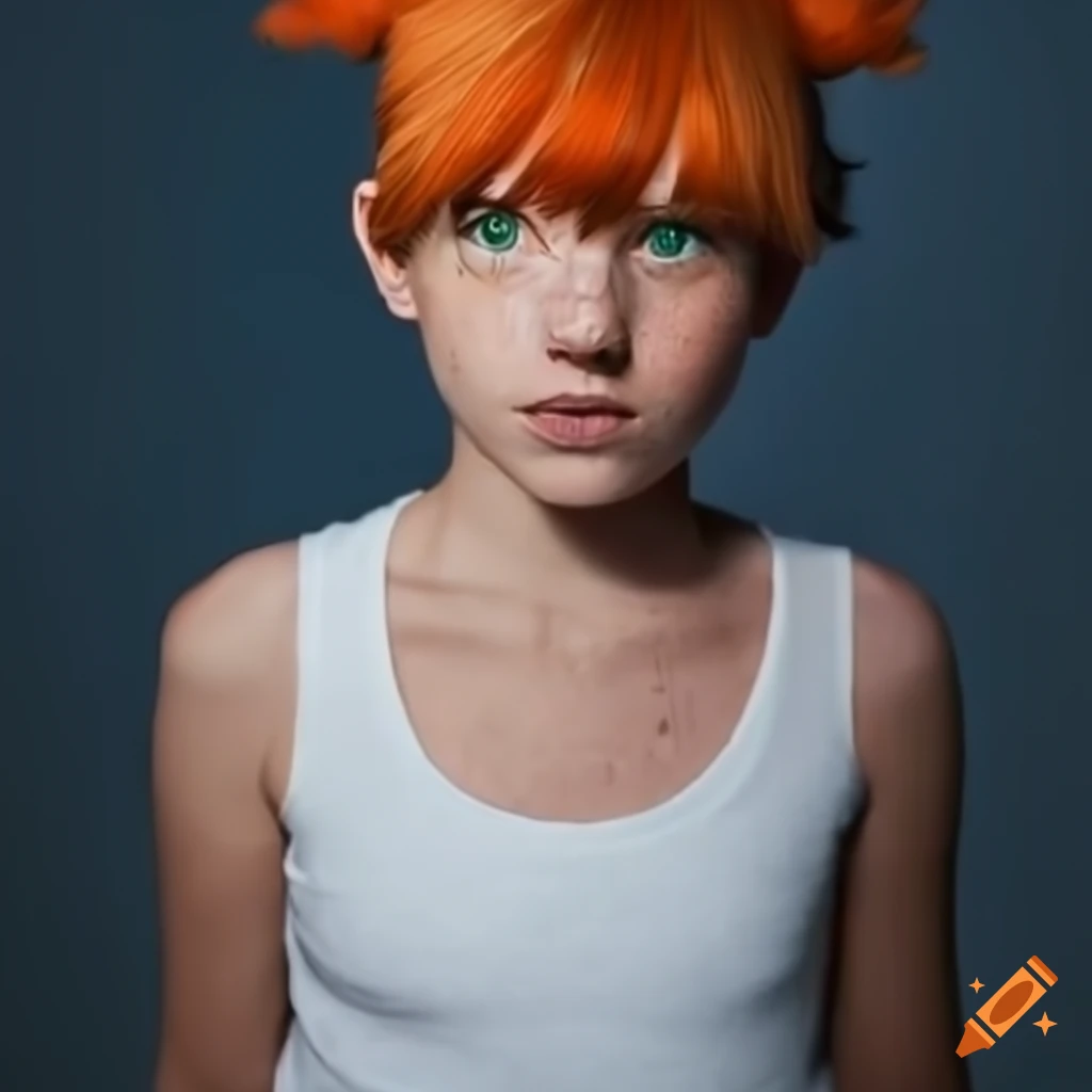 Realistic depiction of misty from pokemon