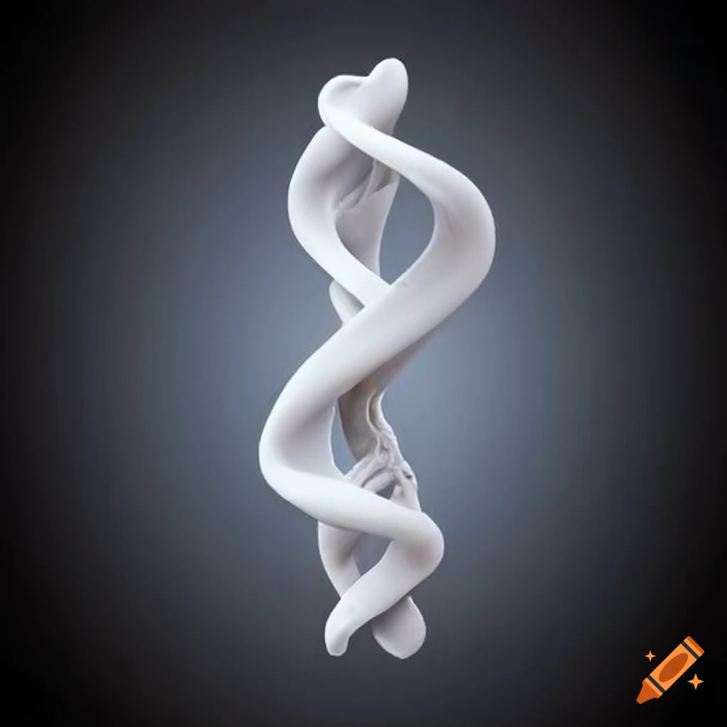 Image of white twisting triangular bones