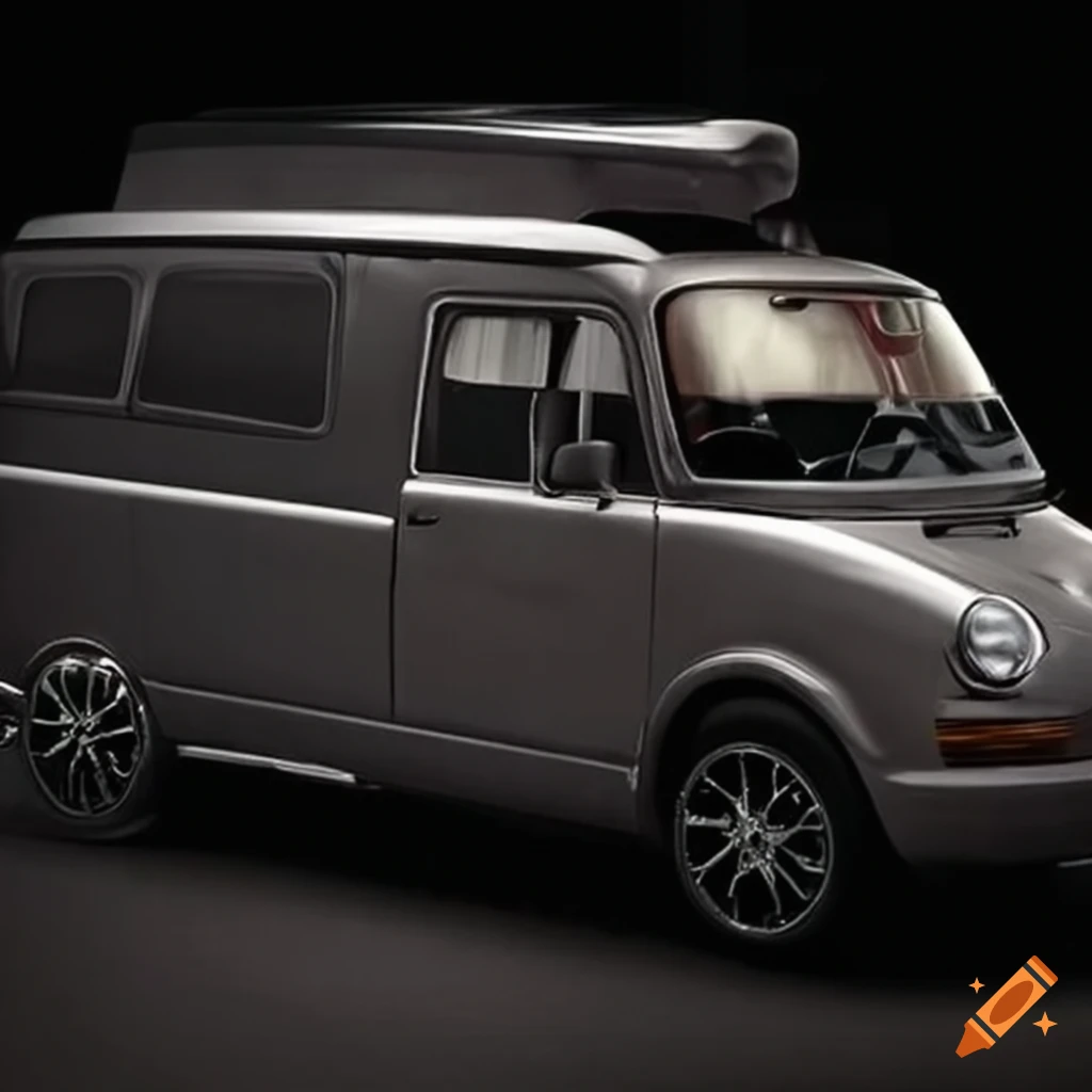 Porsche van with ultra-realistic design