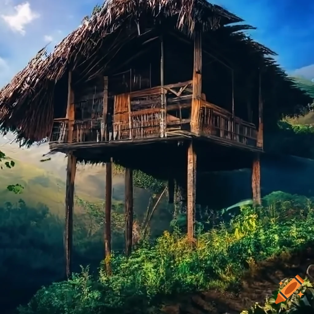 Photorealistic render of harmonious Ifugao Indigenous community on Craiyon