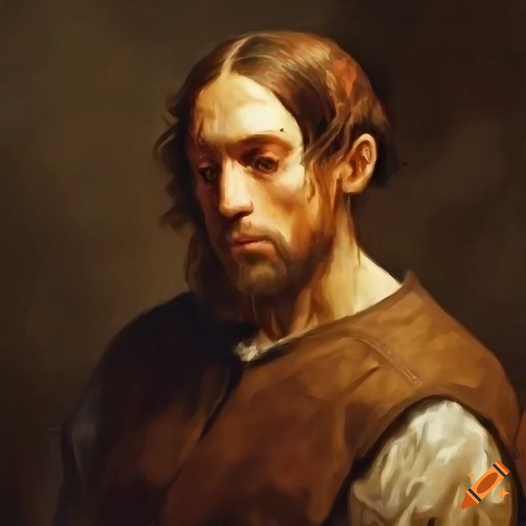 Renaissance painting of a person lost in thought