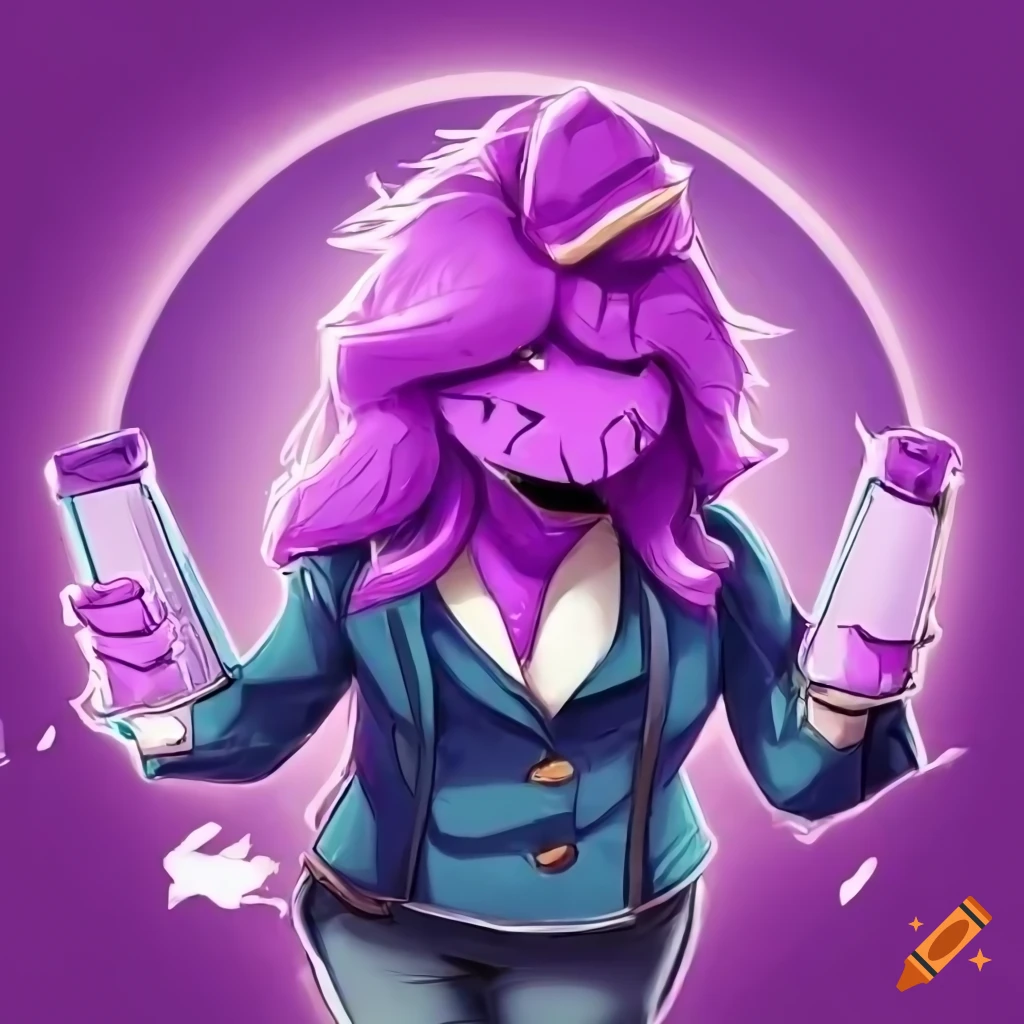 Portrait of susie from deltarune