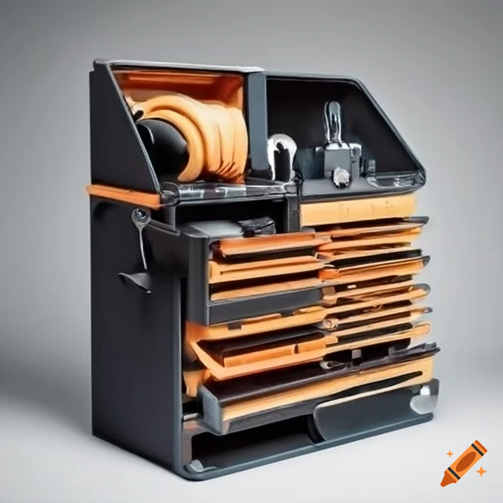 Lightweight and portable tool organizing box