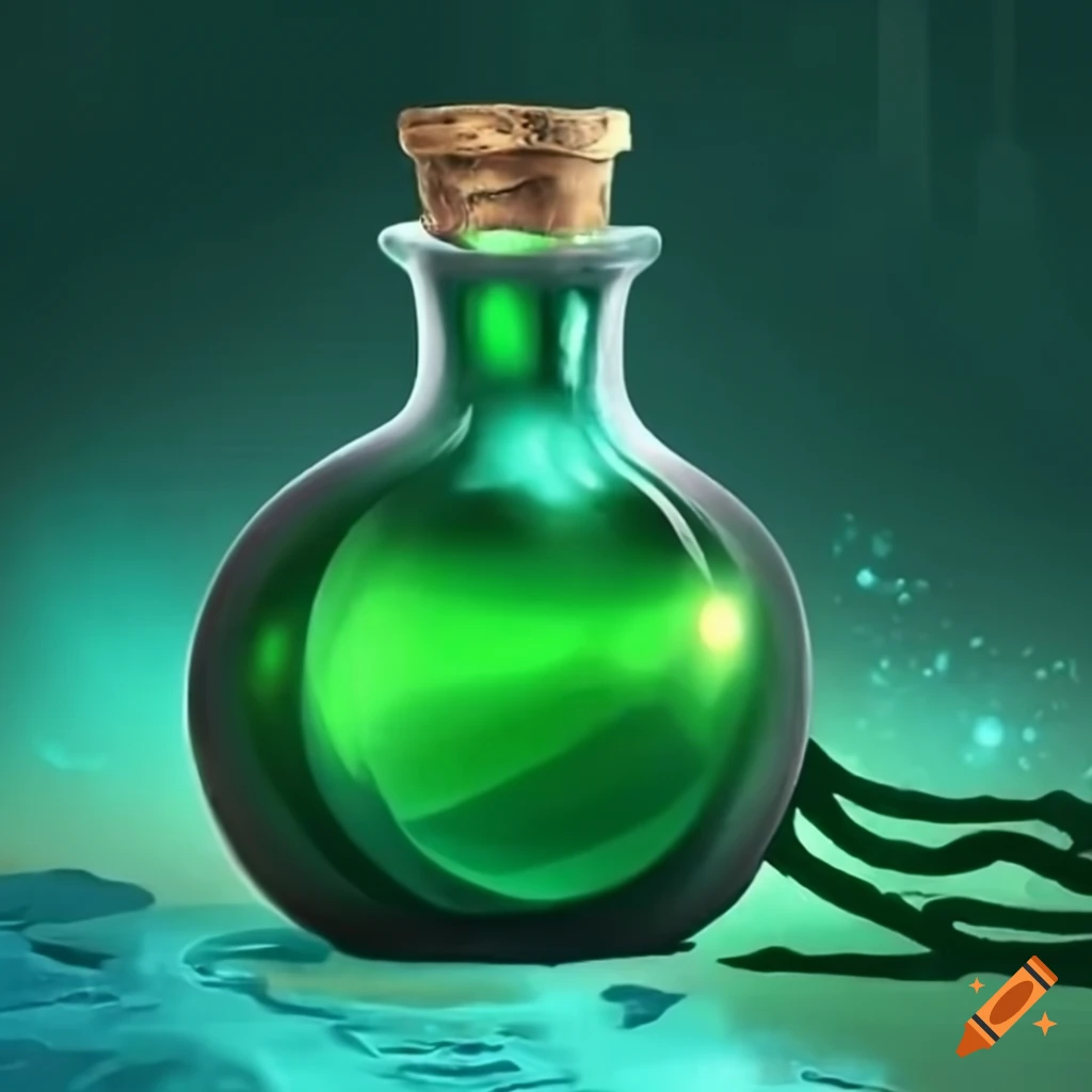 Image of a green magic potion