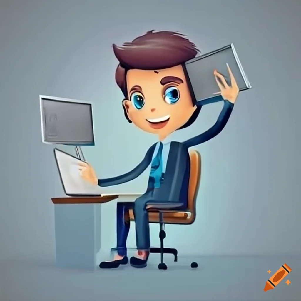 Professional office training session on Craiyon