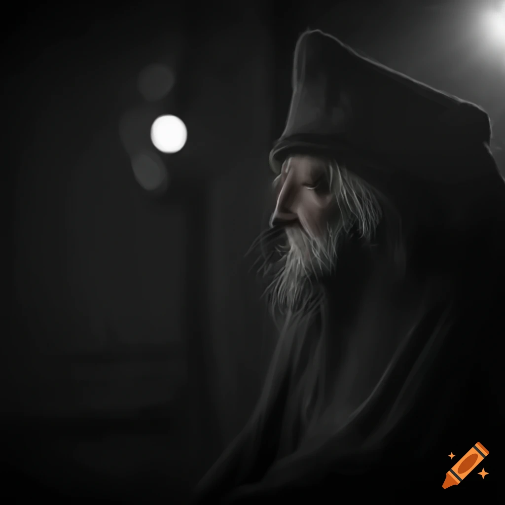 Image of a tired old wizard